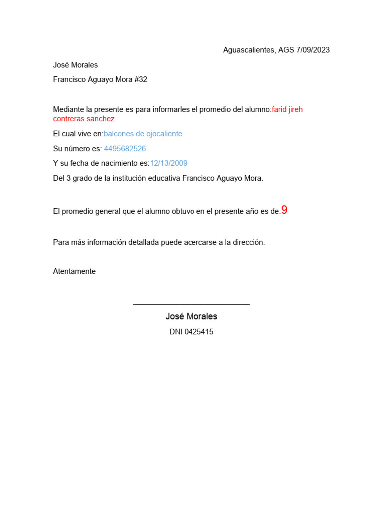 3A Carta Modelo1 | PDF | Ciencias sociales