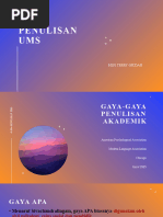 Format Gaya UKM | PDF