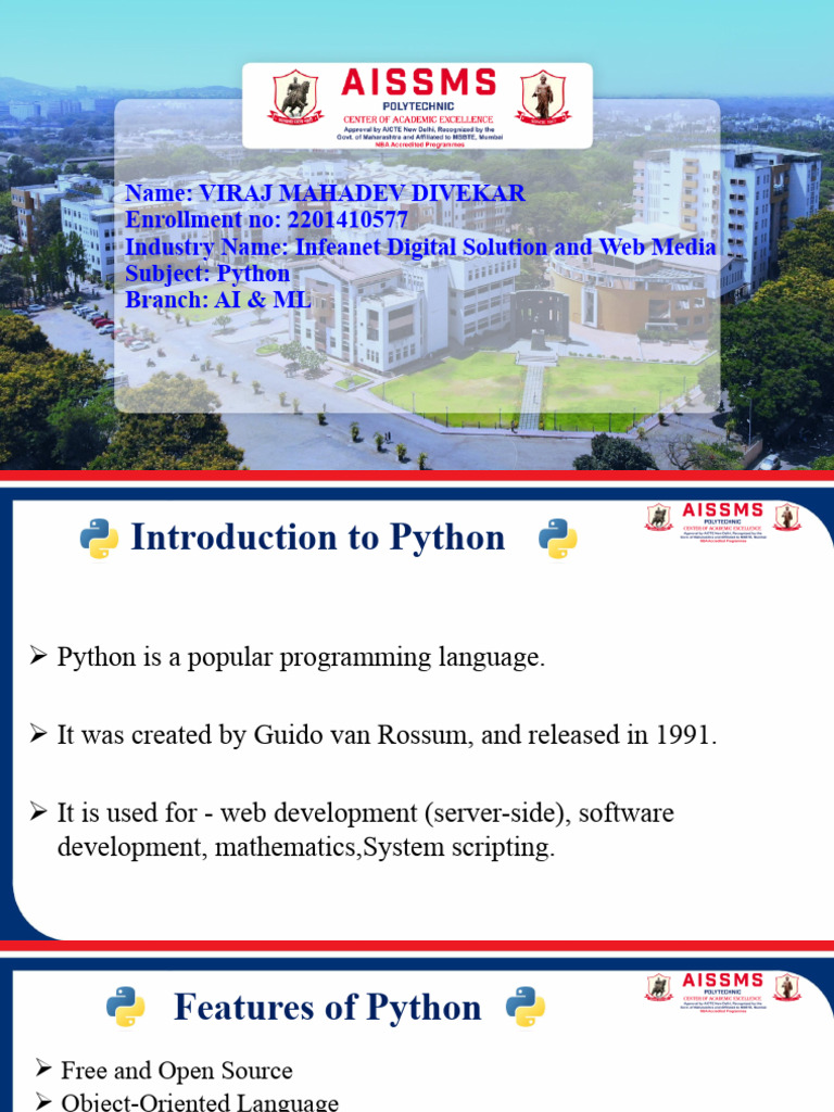 Internship | Download Free PDF | Python (Programming Language) | Bracket