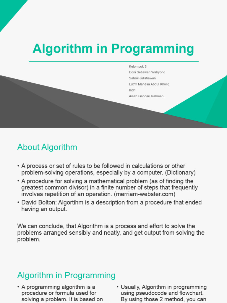Algorithm In Pr Wps Office Pdf Algorithms Computer Programming