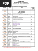 RIT Academic Calendar 2025-26 | PDF