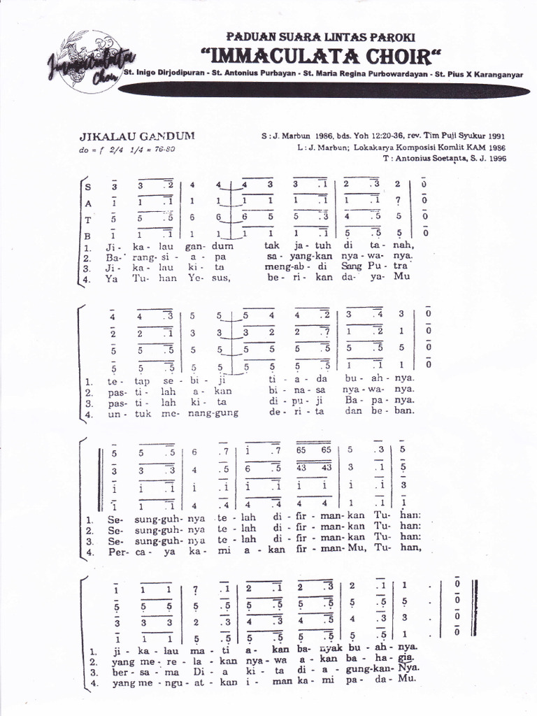Jikalau Gandum | PDF
