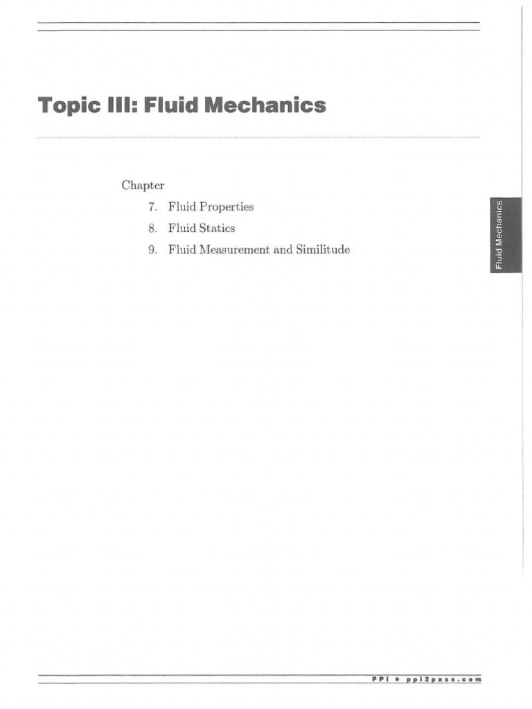 3 Fluid Mechanics | PDF | Pressure | Viscosity