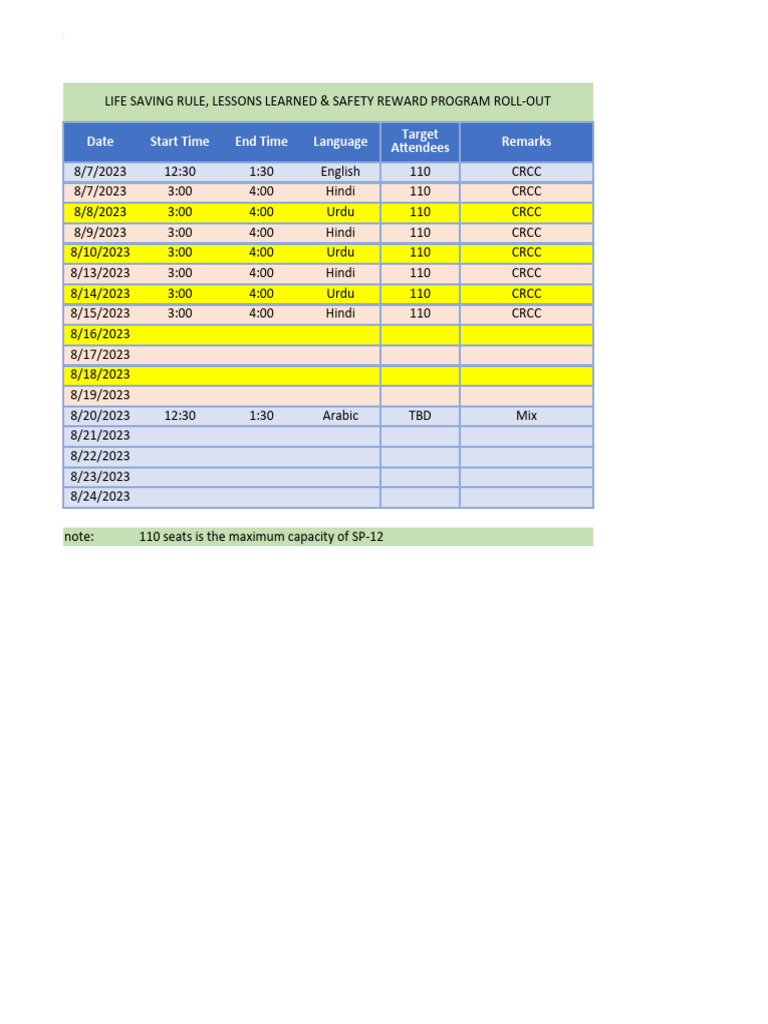 Live Saving Attendance. Plan | PDF | Technology & Engineering