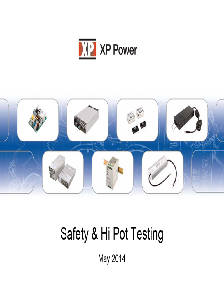 Safety - Hi Pot Testing | PDF | Power Supply | Insulator (Electricity)