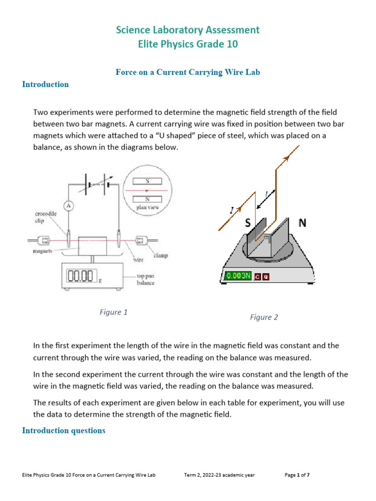 Elite Physics G10 T2 SLA1 | PDF | Laboratories | Force