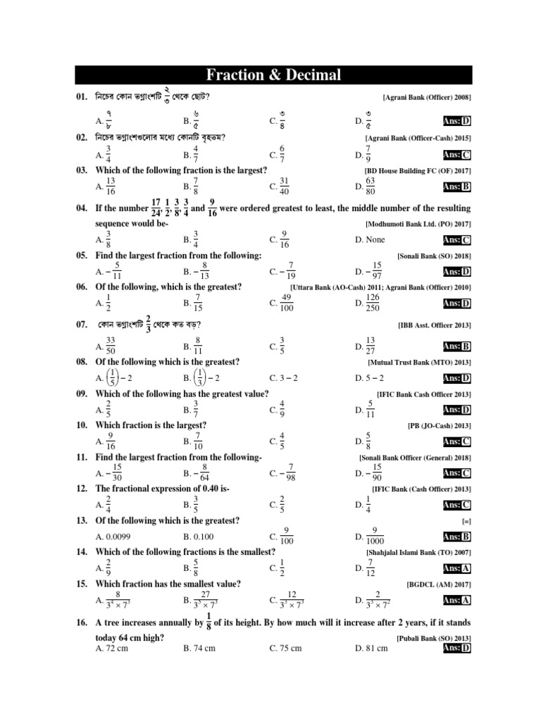 Lecture Sheet - 50.pdf Version 1 | PDF | Arithmetic | Mathematics