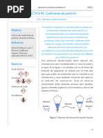 Coeficiente de Partición | PDF | Equilibrio químico | Solubilidad