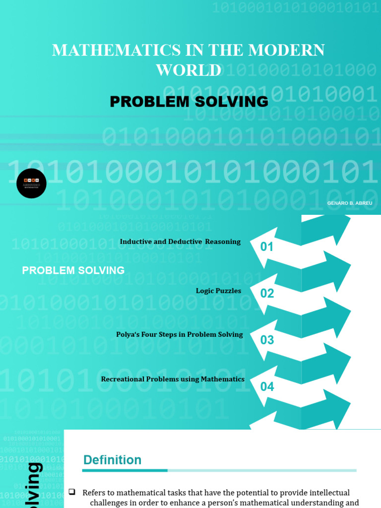 MMW Chapter 3 | PDF | Deductive Reasoning | Inductive Reasoning