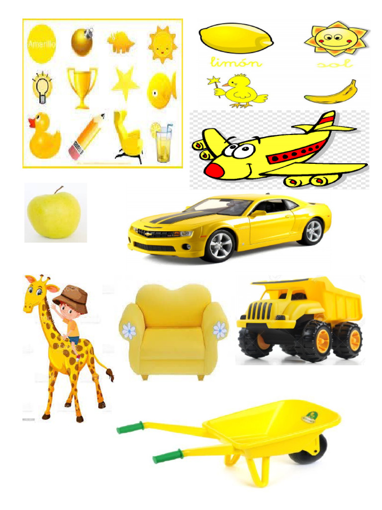 Objetos de Color Amarillo | PDF