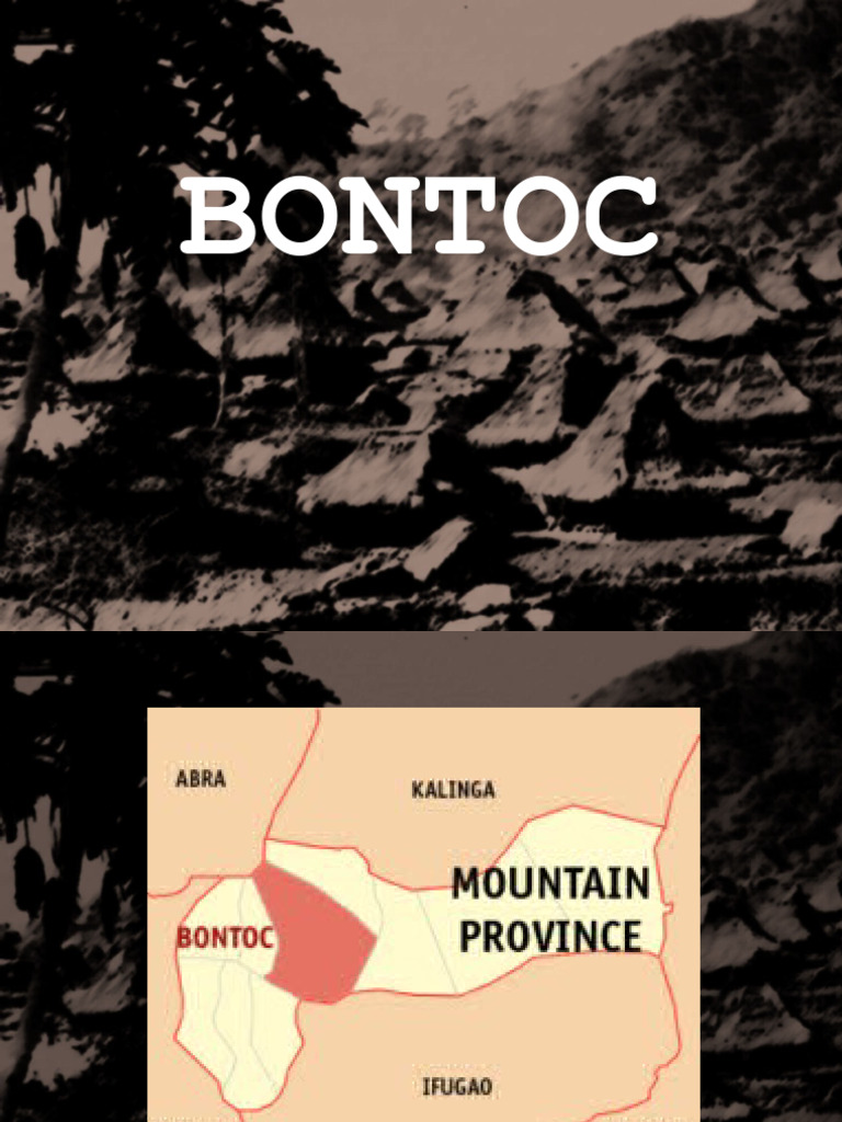Bontoc: Culture, Economy, and Heritage | PDF