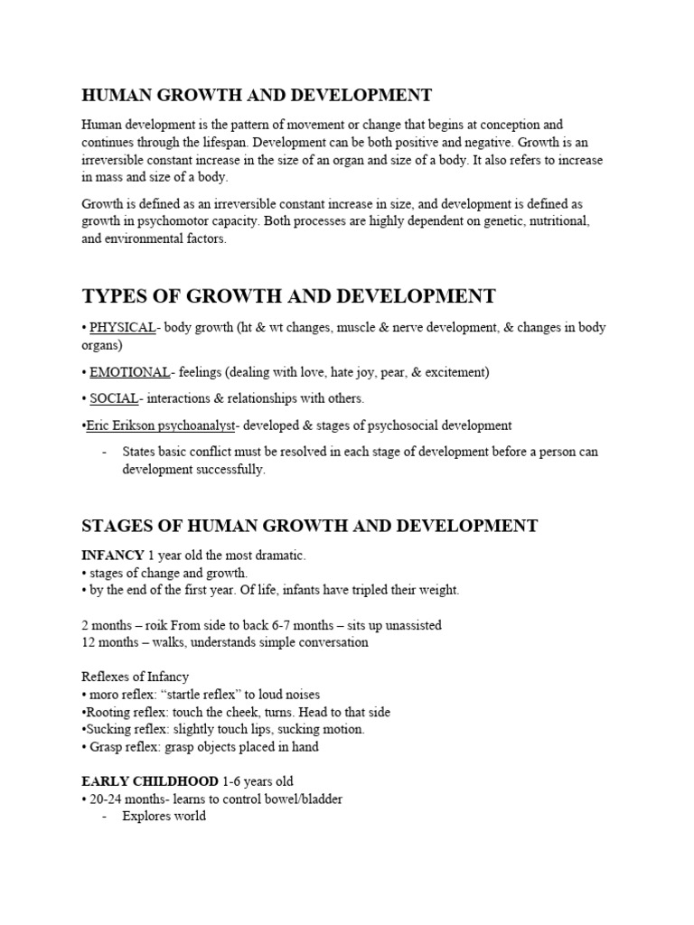 Human Growth and Development | PDF | Adolescence | Adults