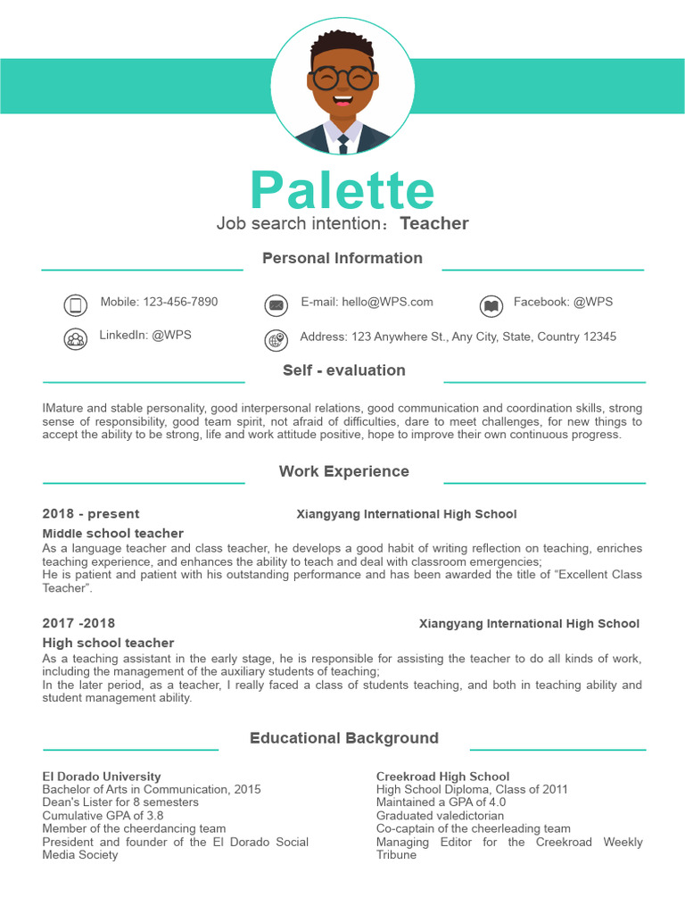 Green Resume Template | PDF