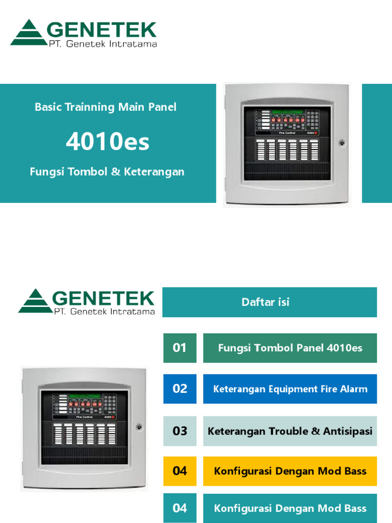 Trainning Fire Alarm MCFA - 4010es - Rev.02 | PDF