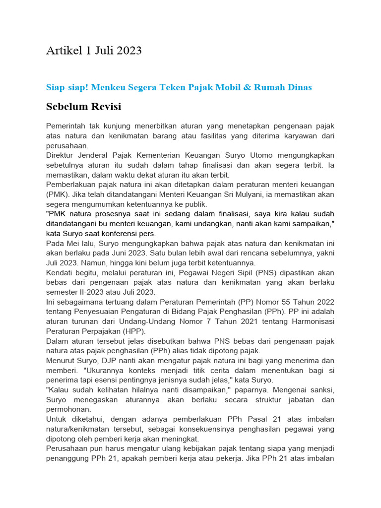 Revisi Artikel Juli 2023 | PDF