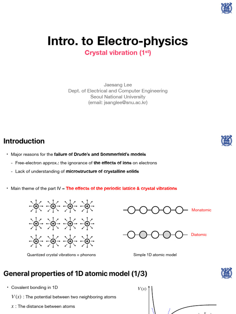 Fonon 1 - Supp 3 | PDF | Phonon | Normal Mode