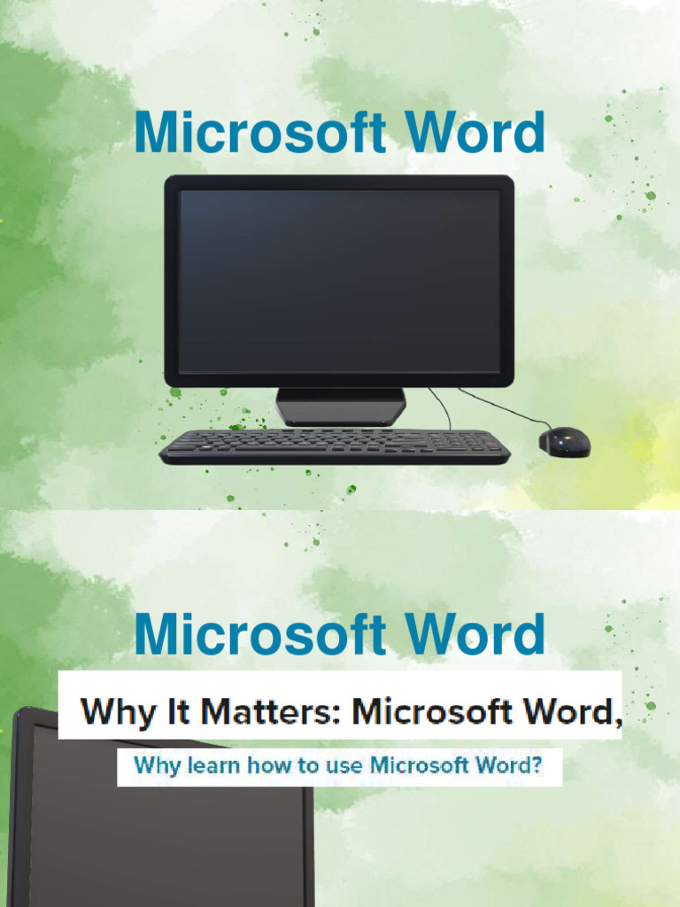 The Microsoft Word | PDF | Microsoft Word | Computing