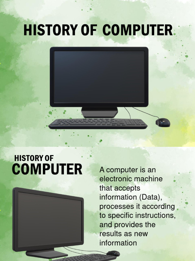 History of Computer | PDF | Information | Computer Science