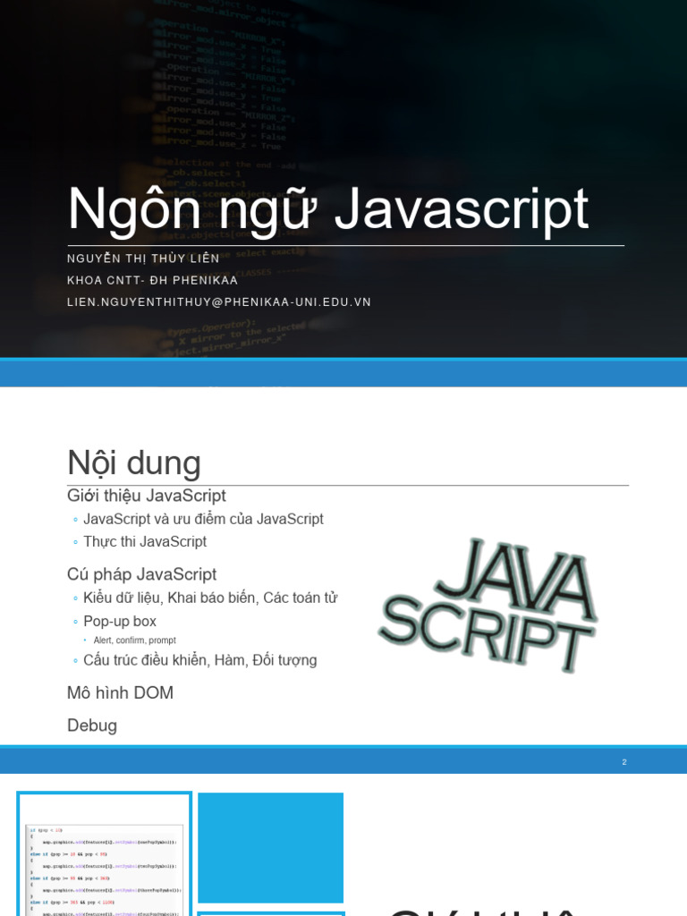 HTML04 Javascript 1 | PDF