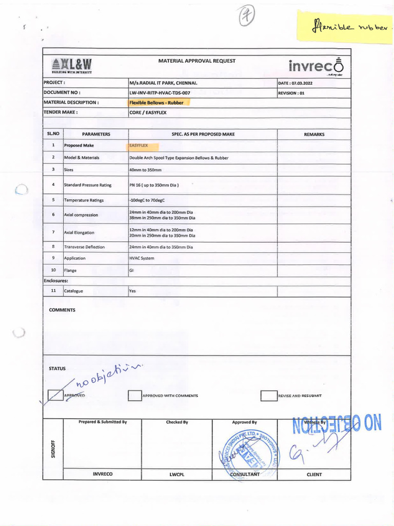 Flexible Bellows - Rubber | PDF