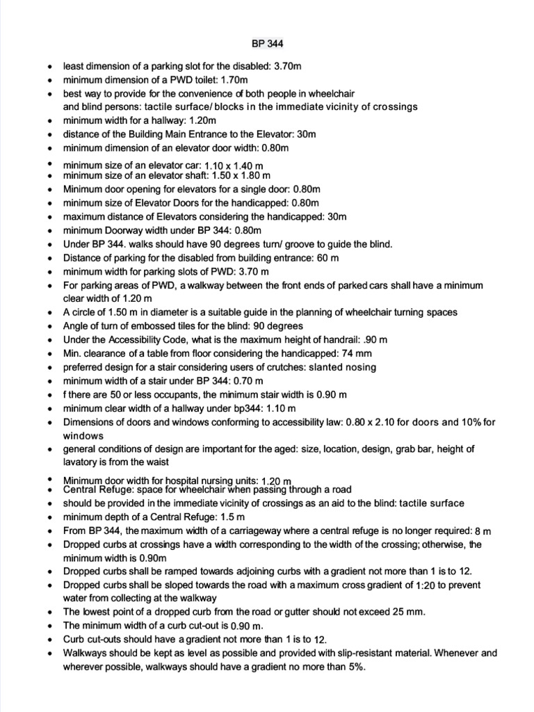 BP 344 Summary | PDF