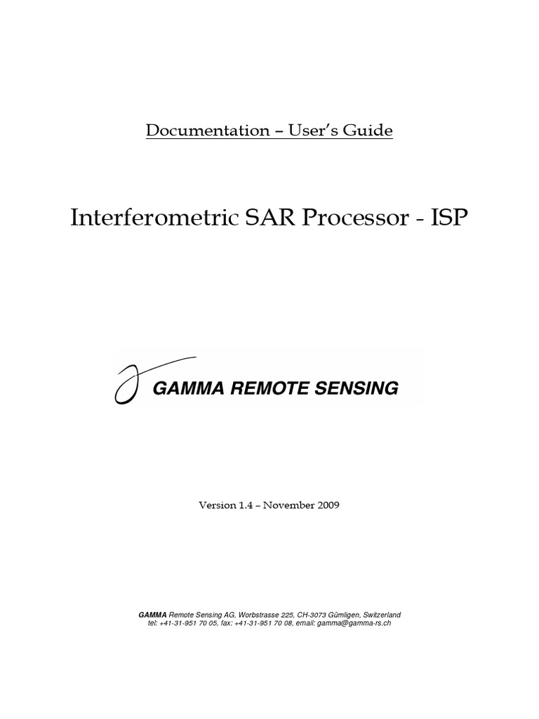 ISP Users Guide | PDF | Computer File | Interferometry