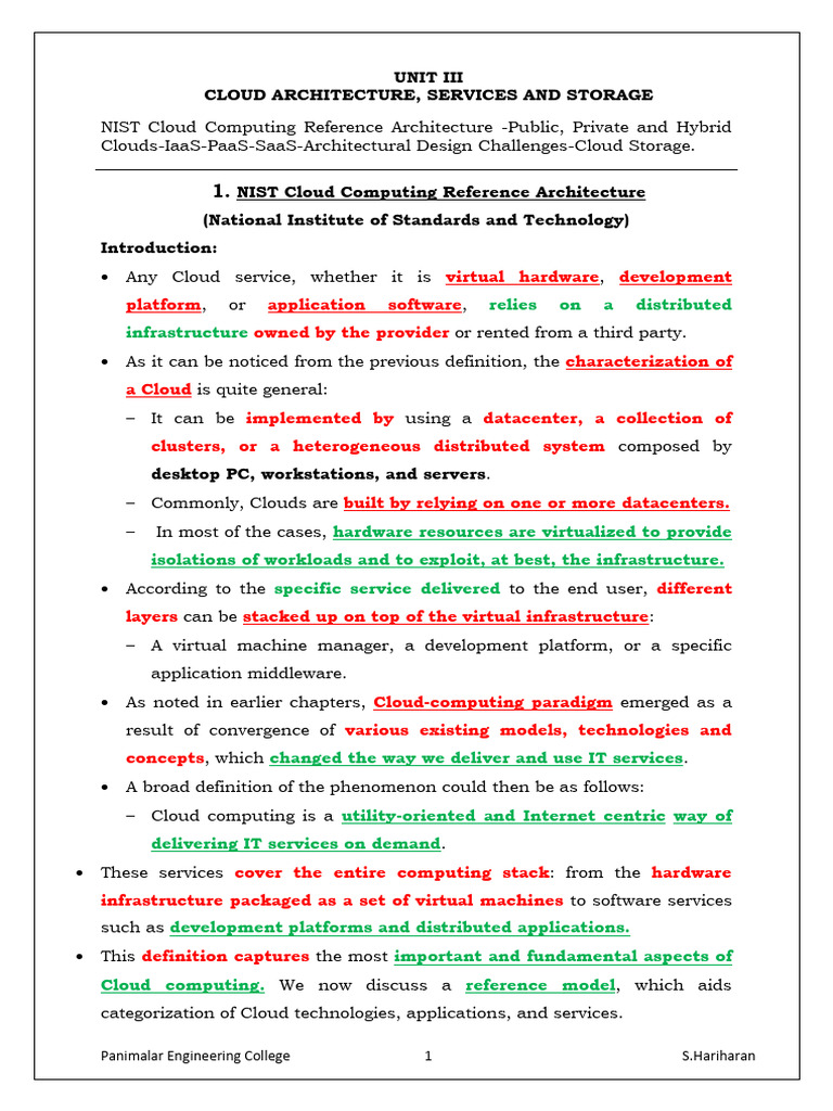 Unit 3 2 | PDF | Cloud Computing | Software As A Service
