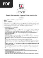 NFPA855 Safety 240111 | PDF | Fires | Fire Safety