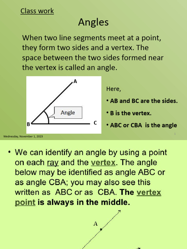Class5math Angles | PDF | Angle | Euclid