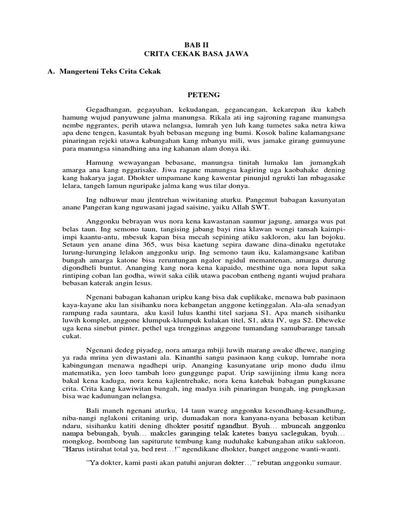 MATERI CERKAK Kelas XII | PDF