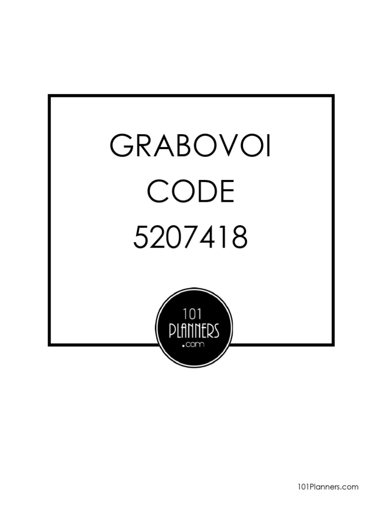 Grabovoi Code 5207418 | PDF