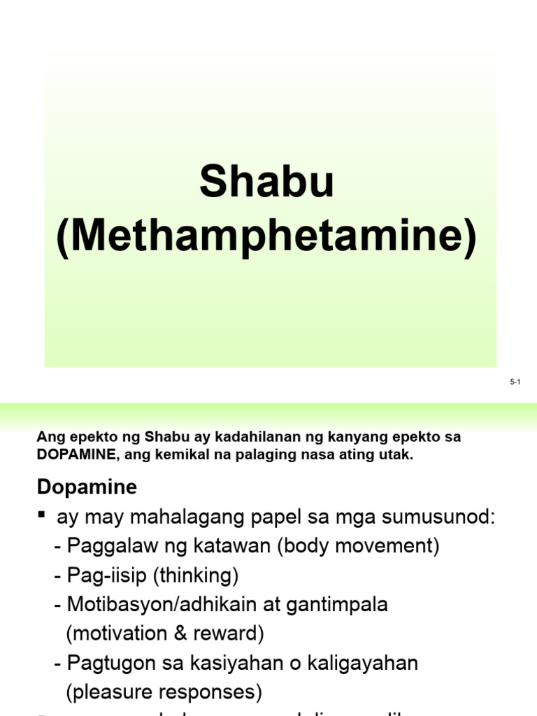 Shabu Metamphetamine | PDF