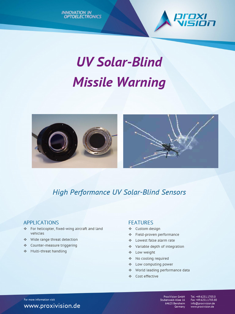 PV ASB-Missile-Warning 201601 | PDF | Ultraviolet | Optics