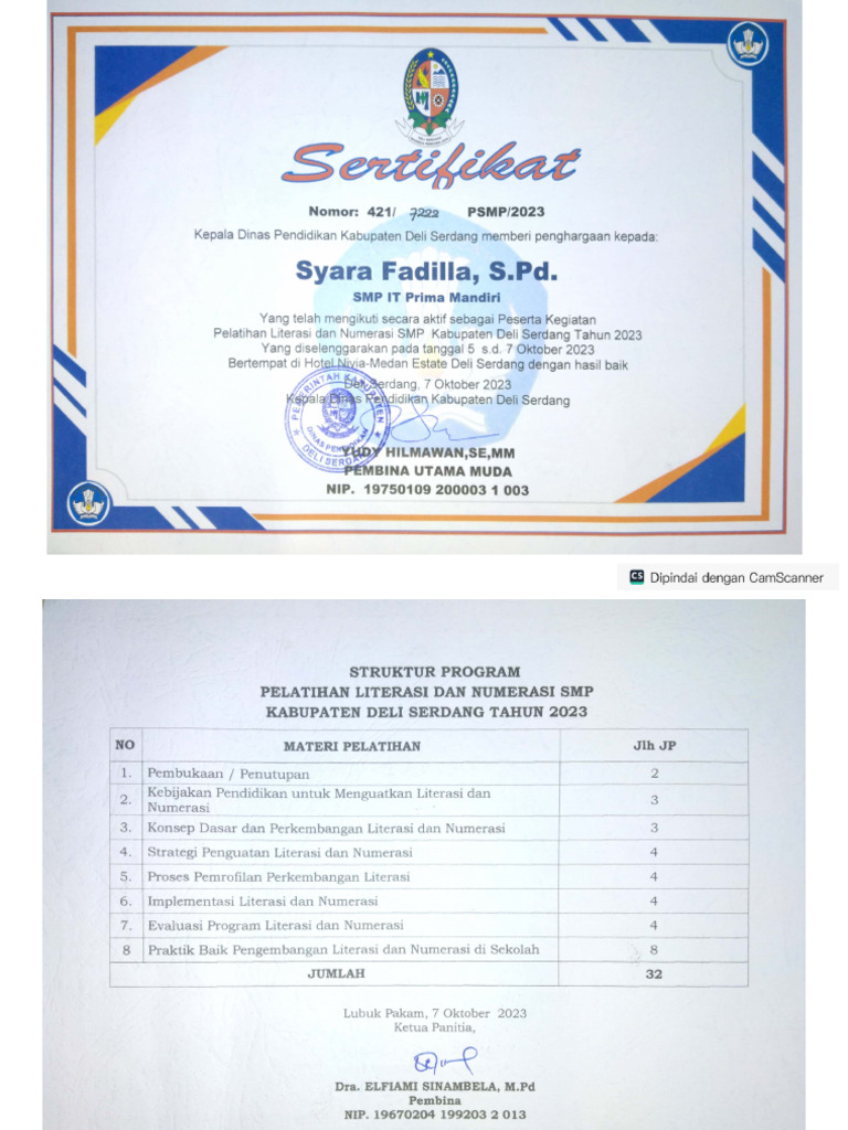 Pelatihan Literasi Dan Numerasi | PDF