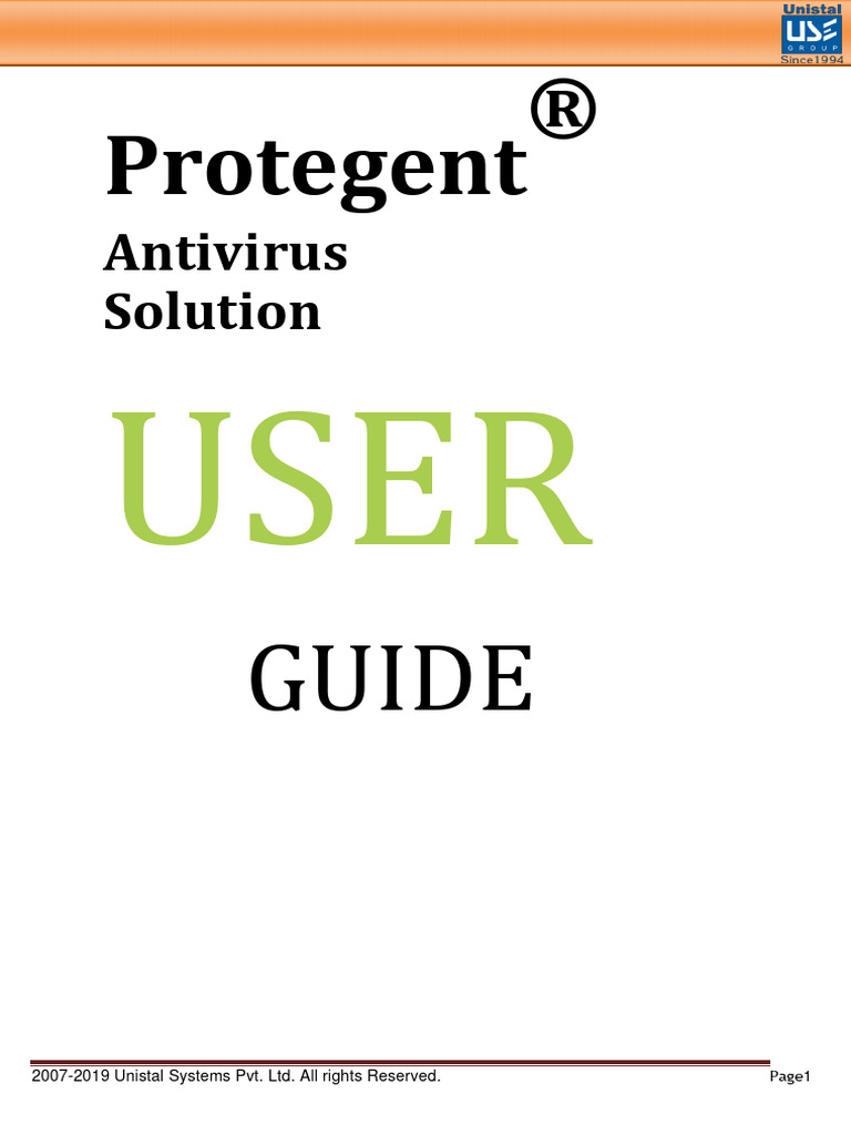 Protegent: Antivirus Solution | PDF | Antivirus Software | Computer Virus
