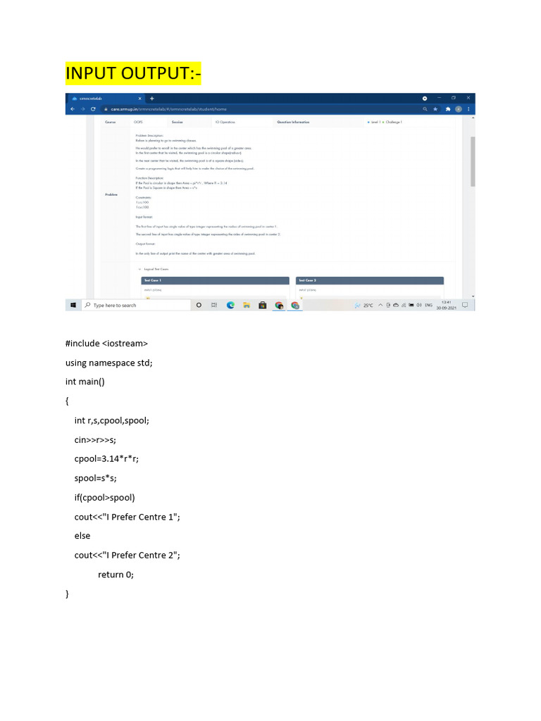 OOPS C++ Elab Merged | PDF | Namespace | Object Oriented Programming