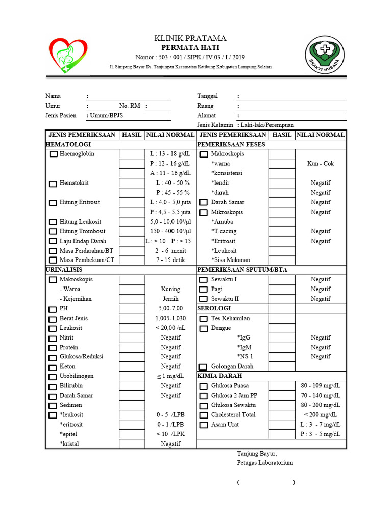 Klinik Pratama: Permata Hati | PDF