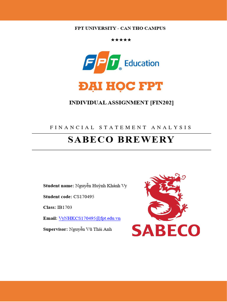 FIN202 - Individual Assignment | PDF | Equity (Finance) | Return On Equity