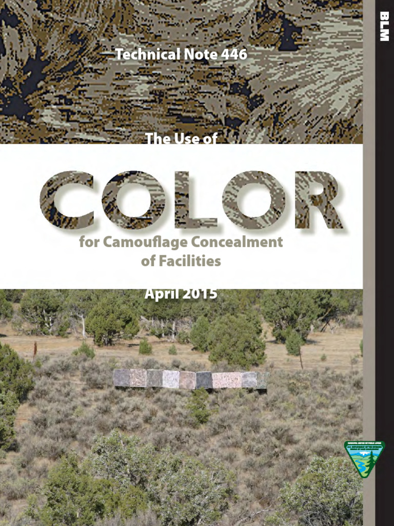 BLM Technical Note 446 - The Use of COLOR For Camouflage Concealment of ...