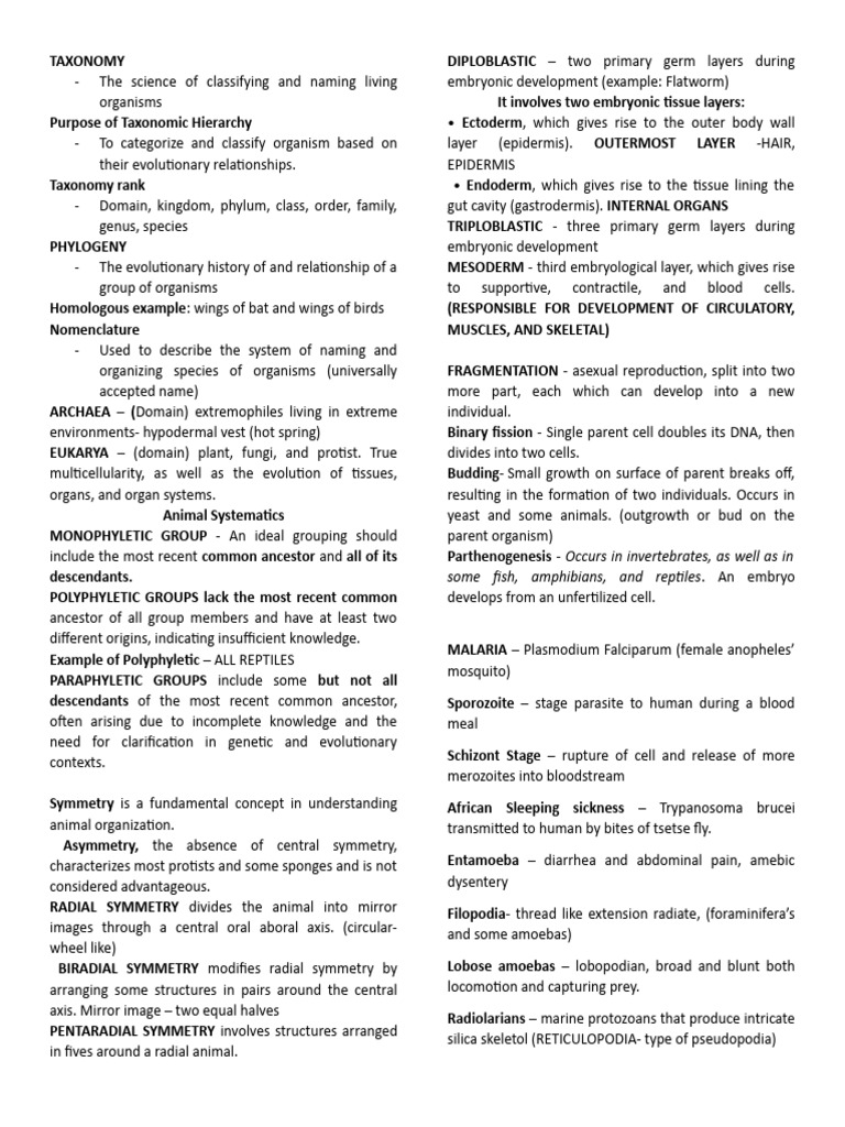 Chapter 7 - Midterm Zoology | Download Free PDF | Biology | Organisms