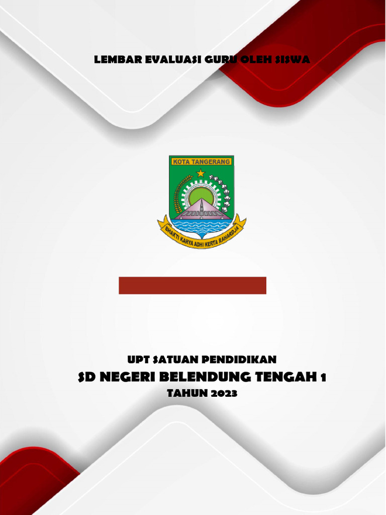 Lembar Evaluasi Guru Oleh Siswa 2023 | PDF