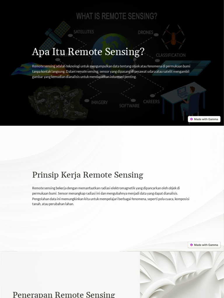 Apa Itu Remote Sensing | PDF