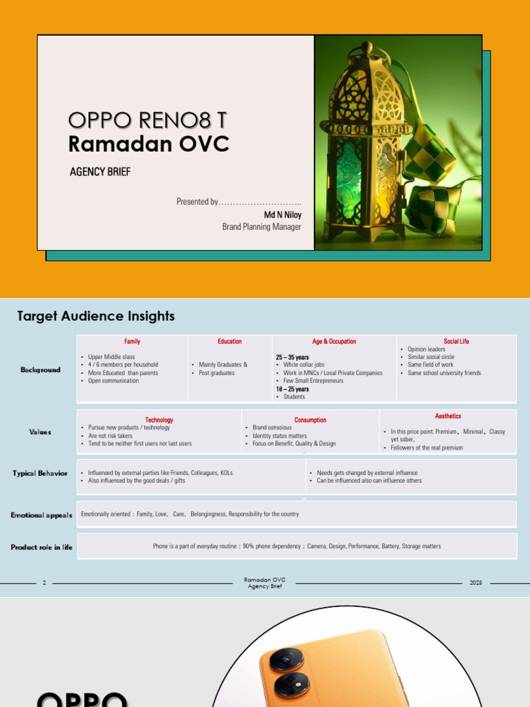 R8T Ramadan OVC Agency Brief | PDF | Brand