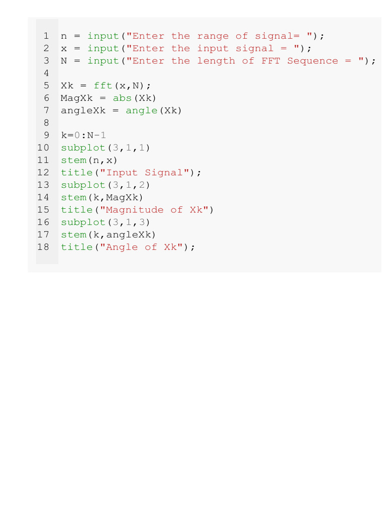 FFT Analysis in GNU Octave | PDF | Teaching Methods & Materials