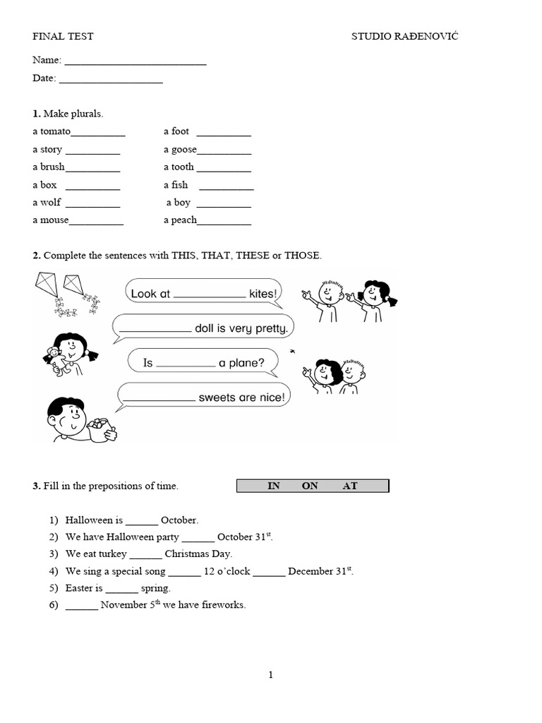 Grade 4 - Test 2021 | PDF | Language Families | Linguistics