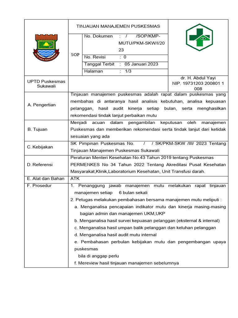 Sop RTM | PDF | Bisnis