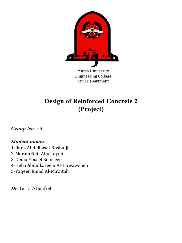 Group3 Rc2 Project | PDF | Structural Engineering | Civil Engineering
