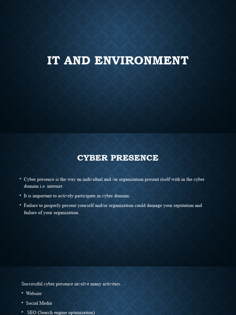 IT and Environment | PDF | Pollution | Waste