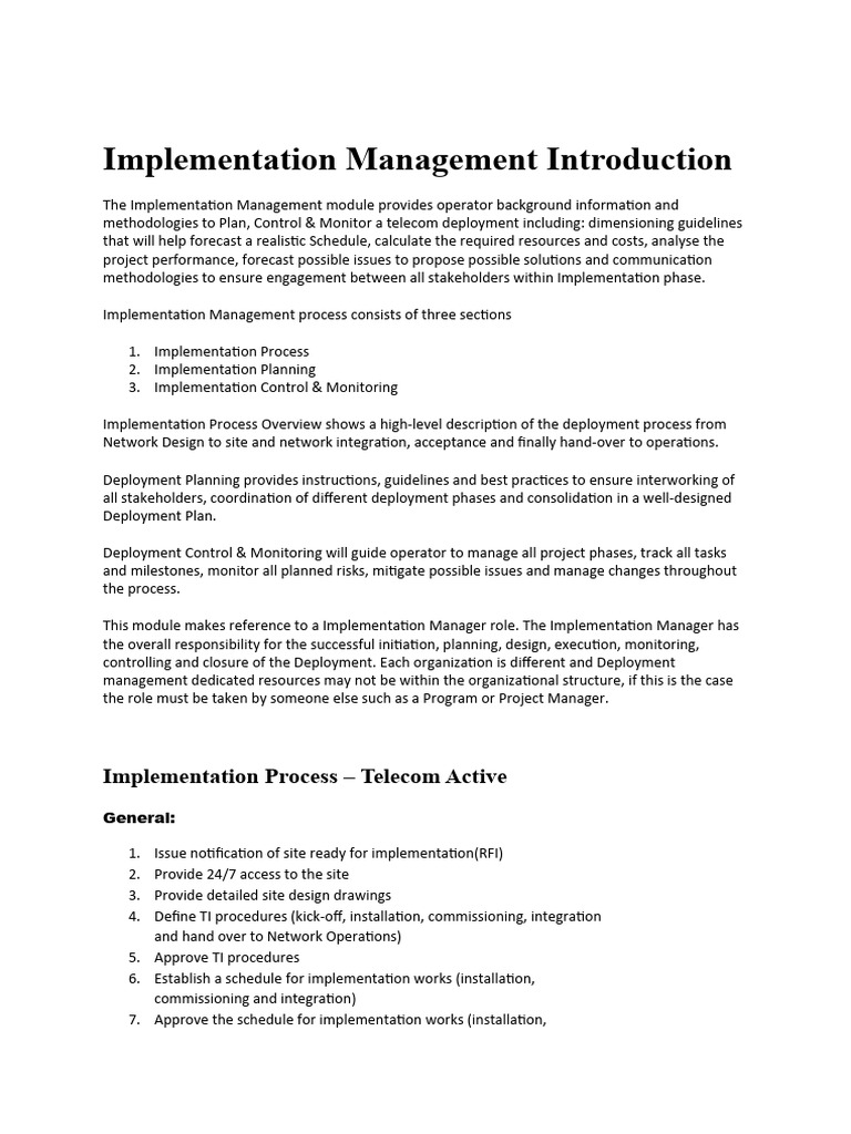 Implementation Documents | PDF | Implementation | Operating System Implementation Documents | PDF | Implementation | Operating System