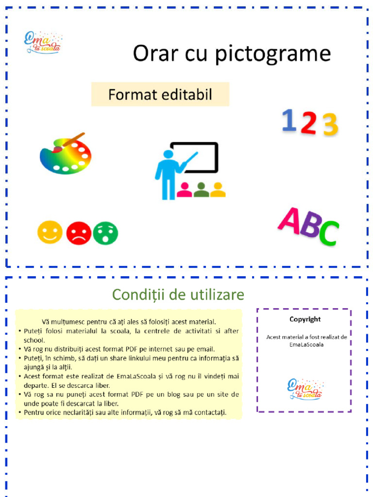 Orar Editabil | PDF